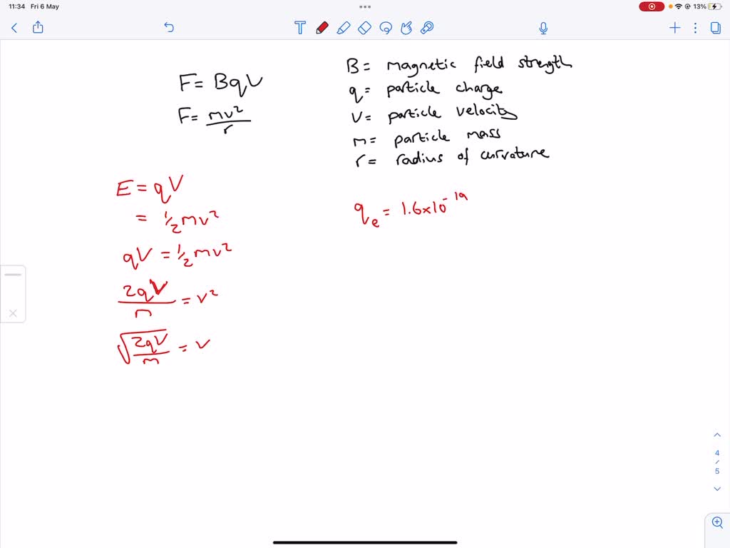 SOLVED: An electron accelerated through a potential difference of 15000 V enters a region of ...