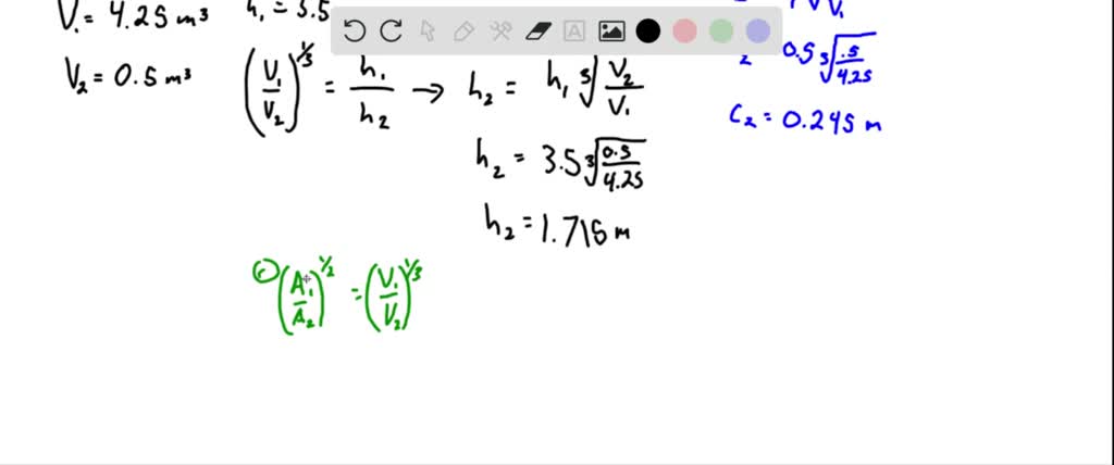 SOLVED: A scale model of an object (m = 100 kg, A = 35 cm², V = 40 cm³ ...