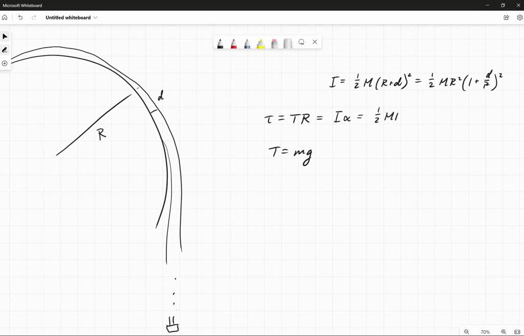 SOLVED: In an experiment on torque, a string is wrapped around a pulley ...