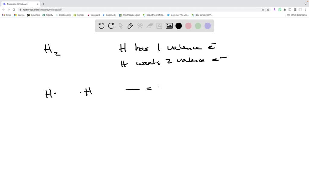 SOLVED: Write the lewis structure for the hydrogen molecule