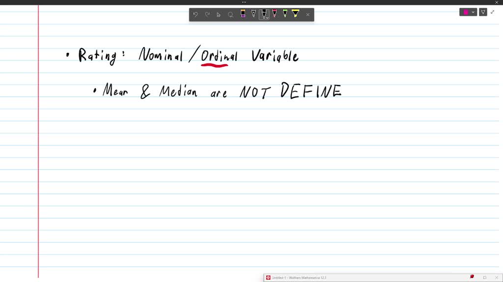 SOLVED: A reporter has recorded the rating (G, PG, PG-13, or R) of each ...