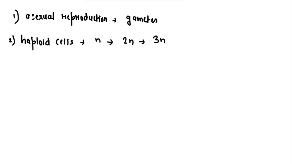 SOLVED: Explain the difference between asexual reproduction, sexual ...