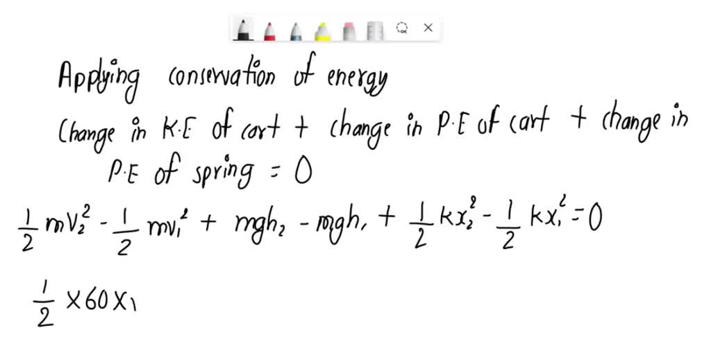 SOLVED: The system is released from rest with the spring initially stretched 25 mm. Calculate ...