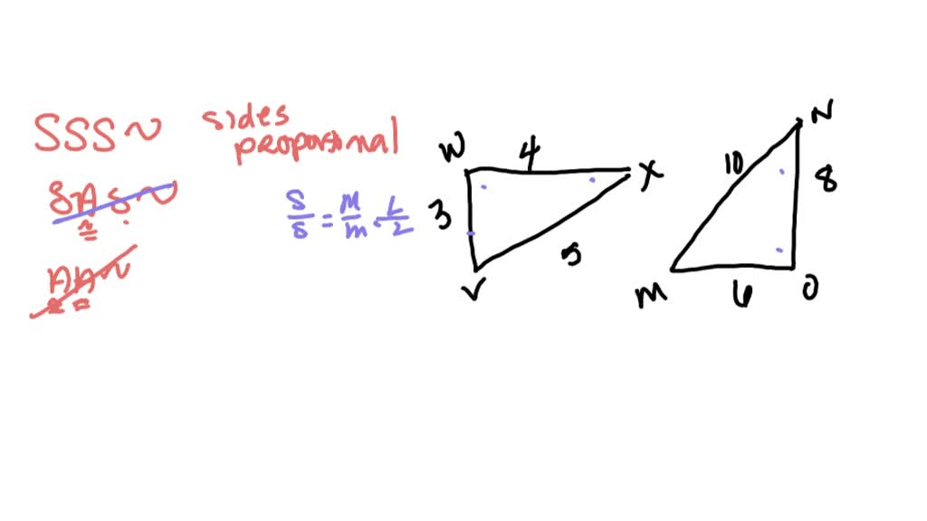 VIDEO solution: What triangle similarity theorem does the figure below ... VIDEO solution: What triangle similarity theorem does the figure below ...