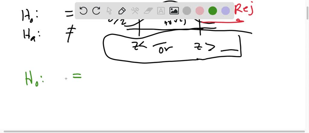 SOLVED: (b) Indicate the structure of the rejection region for each of ...