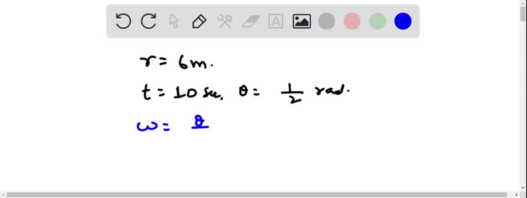 SOLVED: An object is traveling around a circle with a radius of 6 ...
