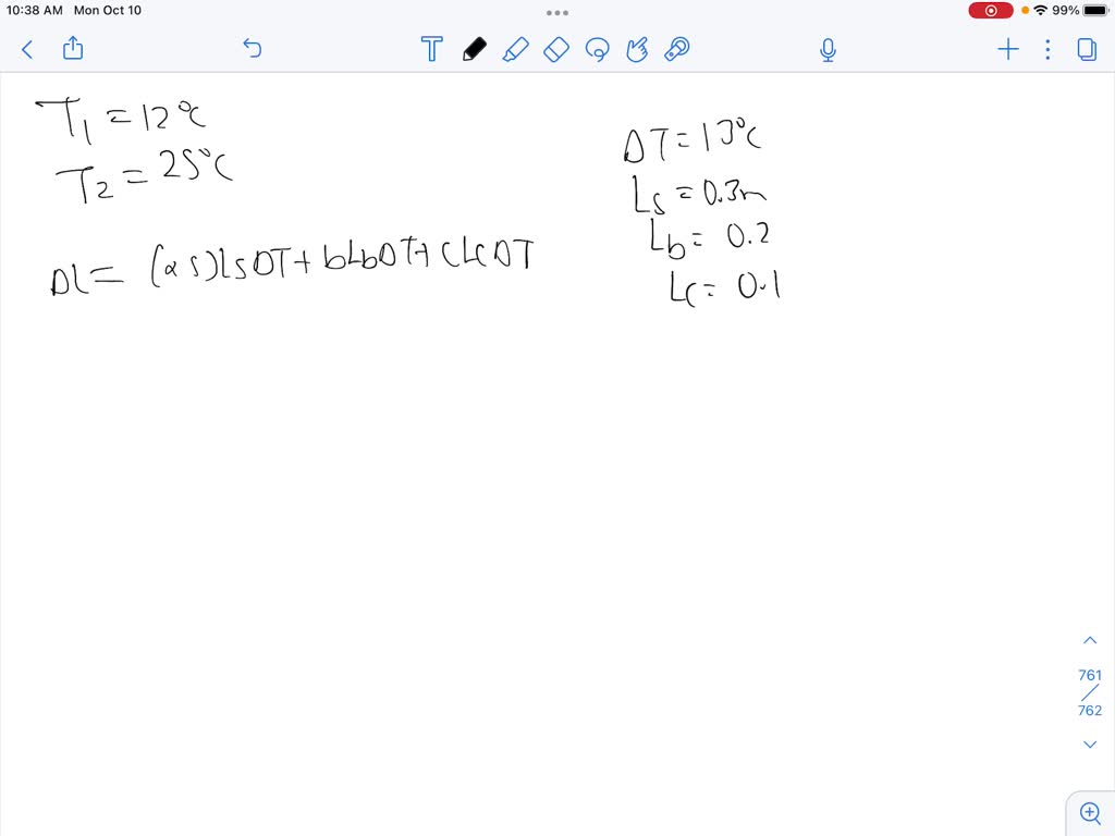 SOLVED: Three bars each made of different materials are connected ...
