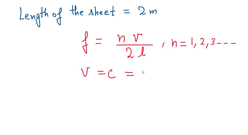 SOLVED: A standing-wave pattern is set up by radio waves between two metal sheets 2.00 m apart ...