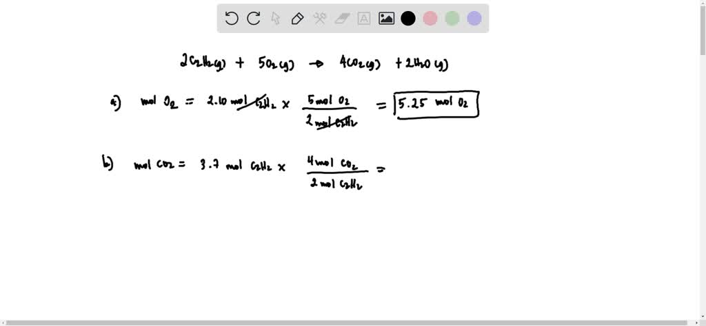 SOLVED: In the acetylene torch, acetylene gas (C2H2) burns in oxygen to ...