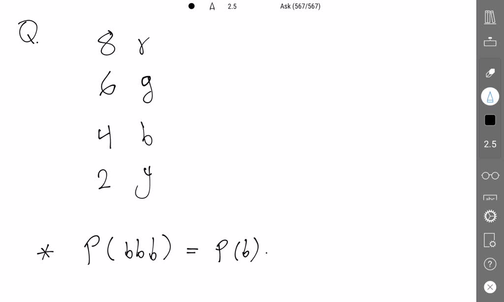 SOLVED: A bag has 8 red marbles, 6 green marbles, 4 blue marbles, and 2 ...