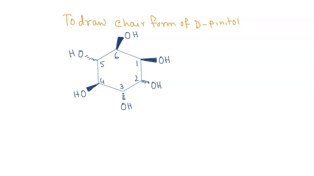 SOLVED: (1) D-Pinitol i5 an interesting hexahydroxy cyclohexane; whose ...
