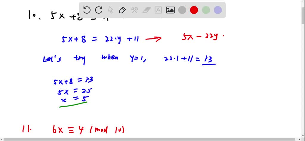 SOLVED: 5. (10 points) Solve the congruence c = 4 (mod 17).