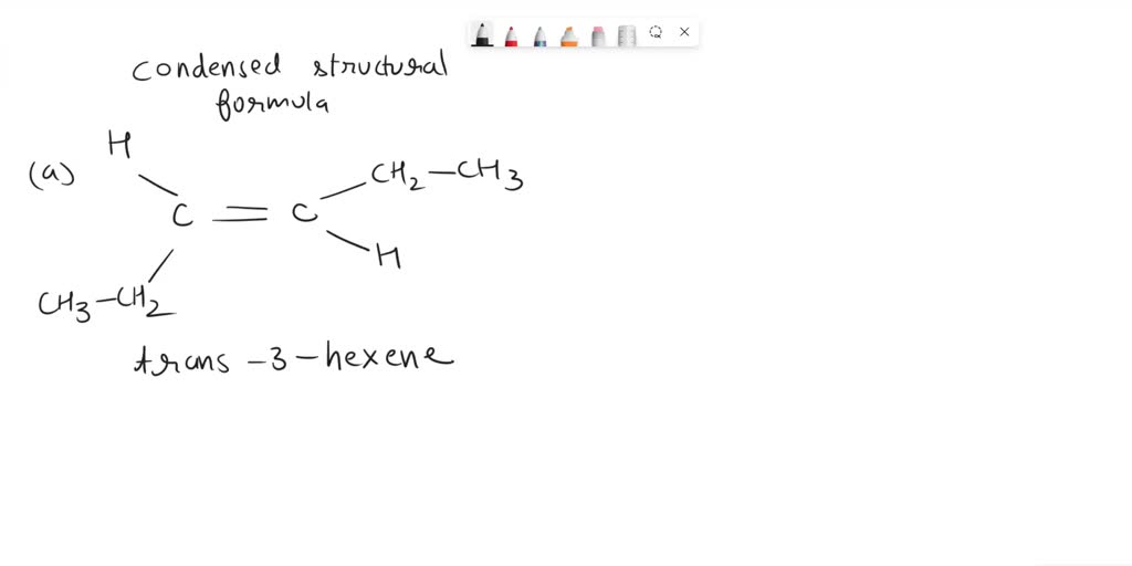SOLVED: 12.68 Draw the condensed structural formula for alkanes or the line angle structural ...