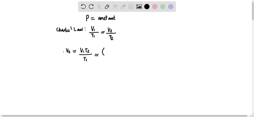 SOLVED: One mol of an ideal gas is enclosed in a container of volume V ...