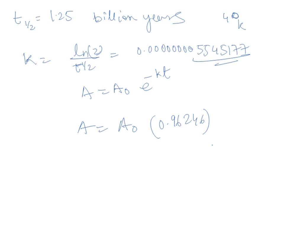 SOLVED: Dinosaur fossils are often dated by using an element other than carbon, like potassium ...