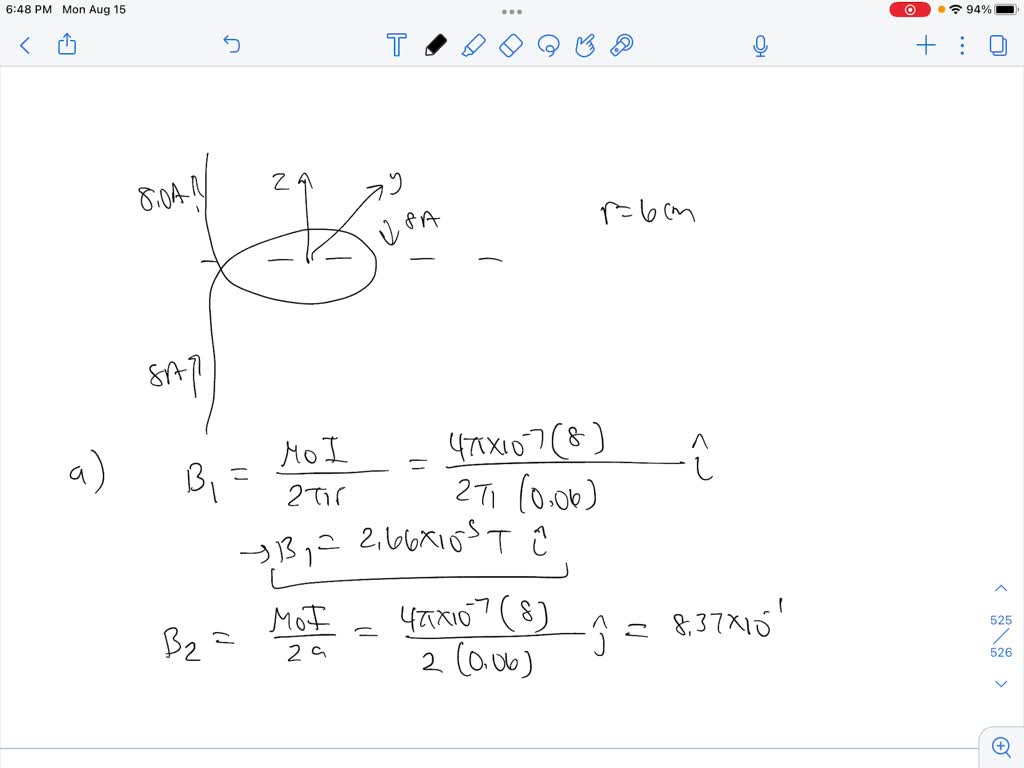 As shown in the figure; an insulated wire is bent into circular loop of radius cm and has two ...