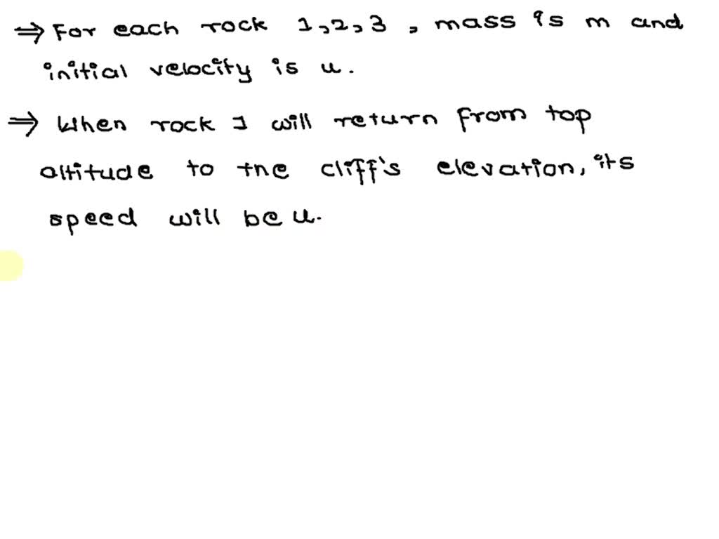 SOLVED: 3) In the figure below rock is thrown up past windows ], 2,and ...