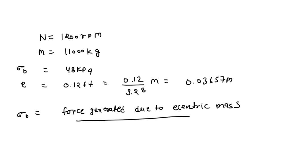 SOLVED: A foundation has a weight equal to 4 times the weight of the ...