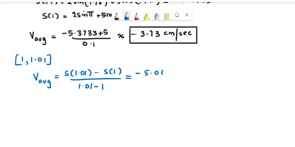 Solved The Displacement In Centimeters Of A Particle Moving Back And Forth Along A Straight 1430