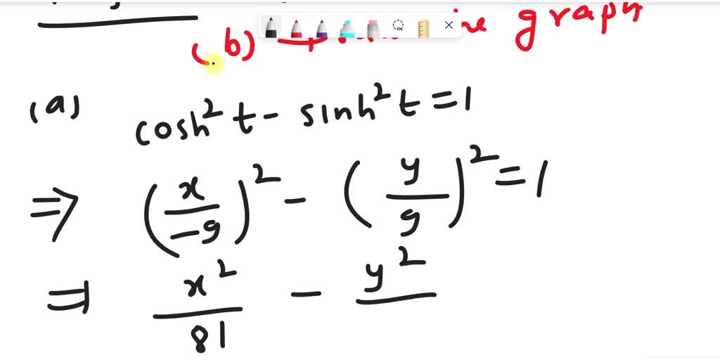 SOLVED: The parametric equations and parameter intervals for the motion ...