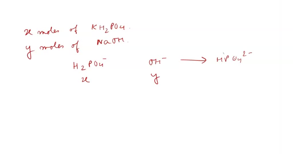 SOLVED: Prepare 100 mL of 0.100 M phosphate buffer pH 7.70 from solid ...