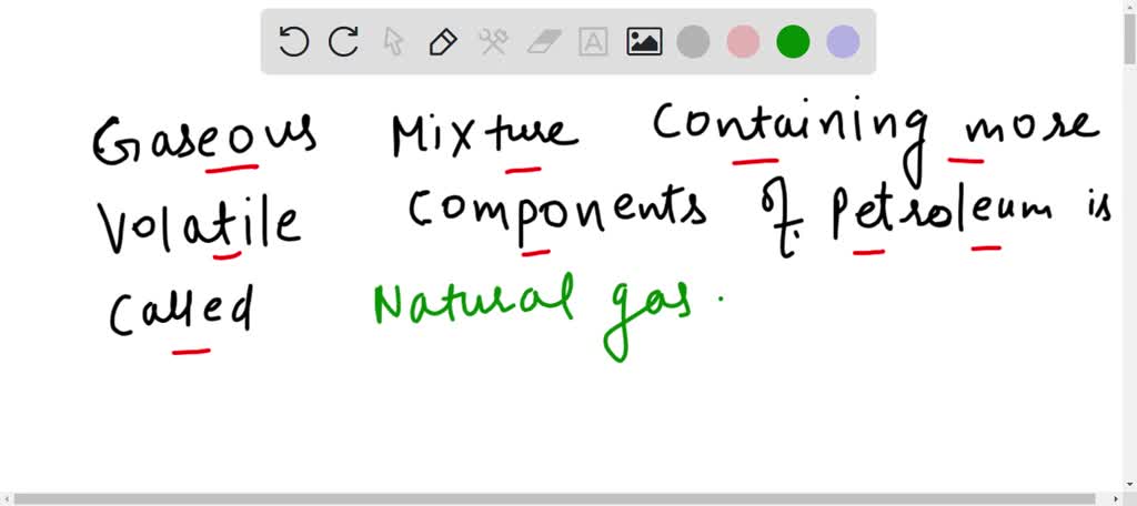 SOLVED: 5. Gaseous mixture containing more volatile components of petroleum is called a) Biogas ...