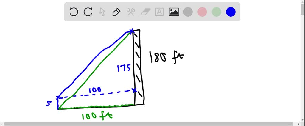 SOLVED: A building 180 feet tall casts a 100 foot long shadow. If a ...