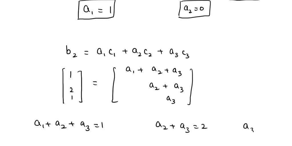 SOLVED: Consider the following two sets of vectors from C3: e-EU HIH ...