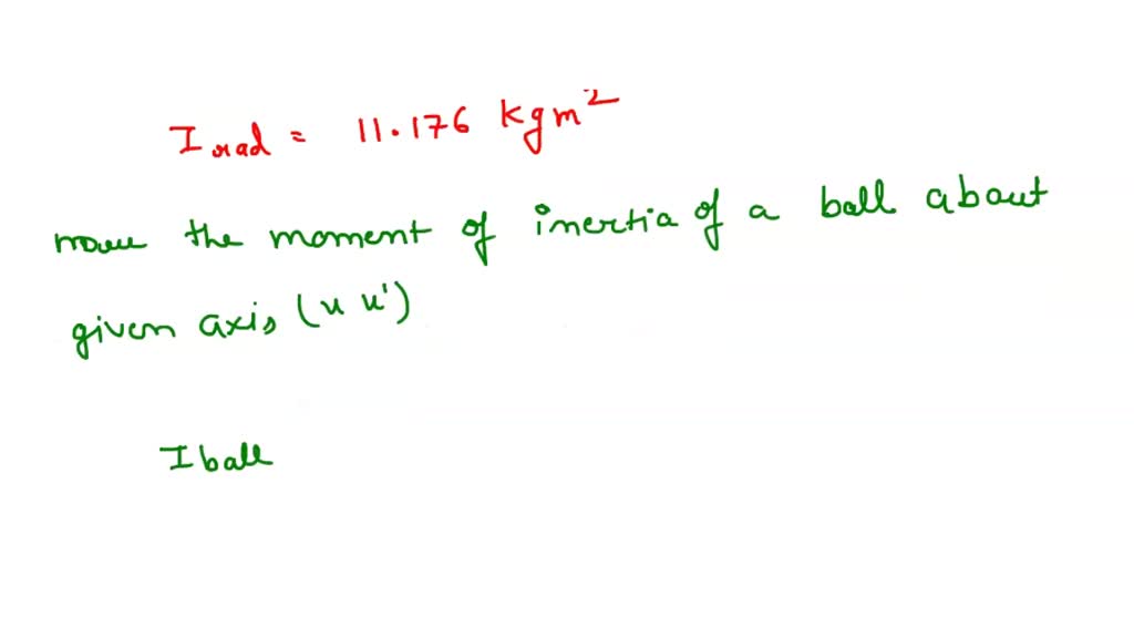 SOLVED: The figure shows a barbell composed of two identical, uniform ...