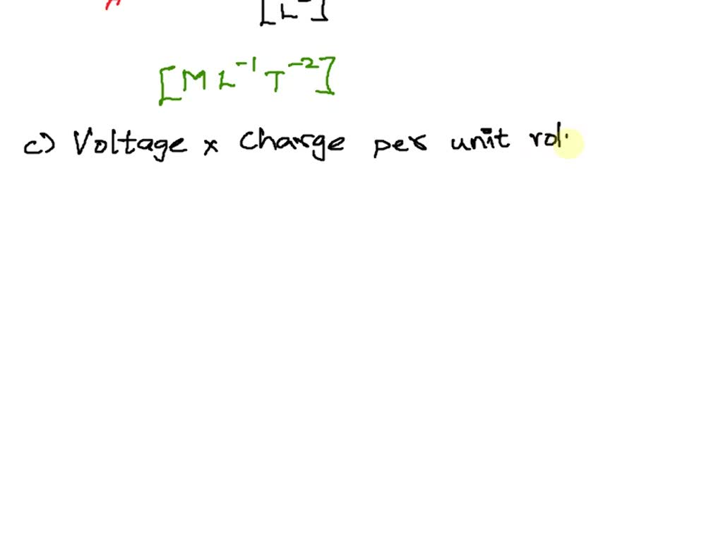 SOLVED: Of the following quantities , which one has dimensions ...