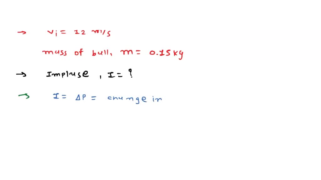 SOLVED: A batsman hits back a ball straight in the direction of the ...
