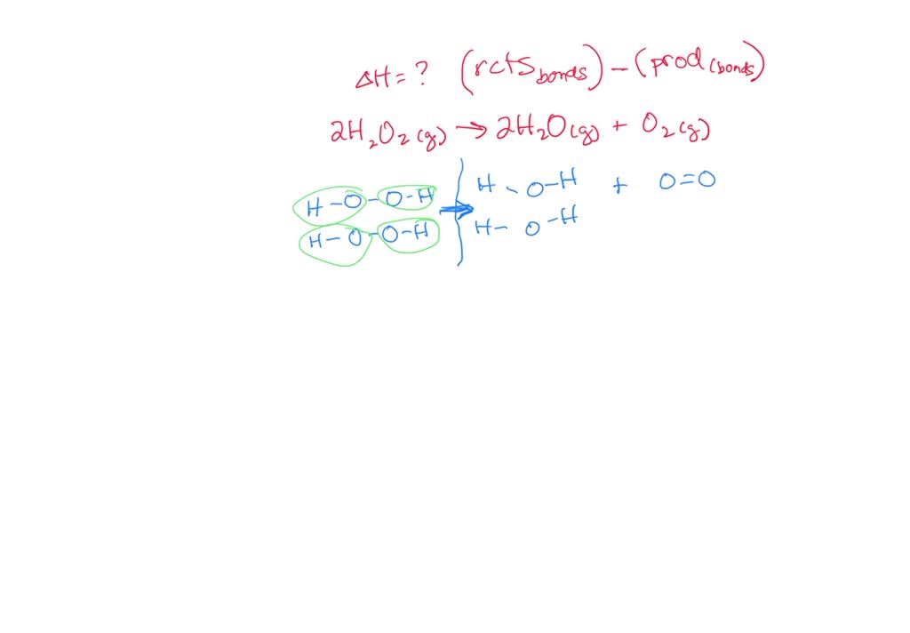 SOLVED: Calculate the enthalpy change (âˆ†H) for the decomposition of ...