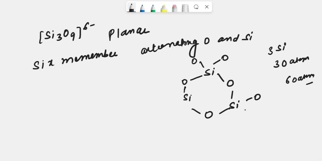 SOLVED: Silicon-oxygen rings are a common structural feature in ...