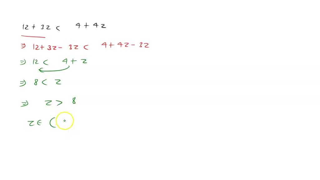 Addition Property Of Inequality