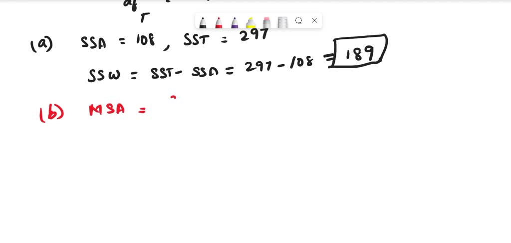 SOLVED: Texts: An experiment has a single factor with five groups and ... SOLVED: Texts: An experiment has a single factor with five groups and ...