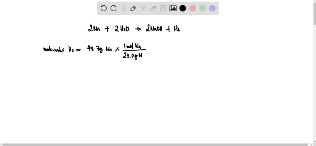 SOLVED: Solid sodium reacts violently with water, producing heat, hydrogen gas, and sodium ...