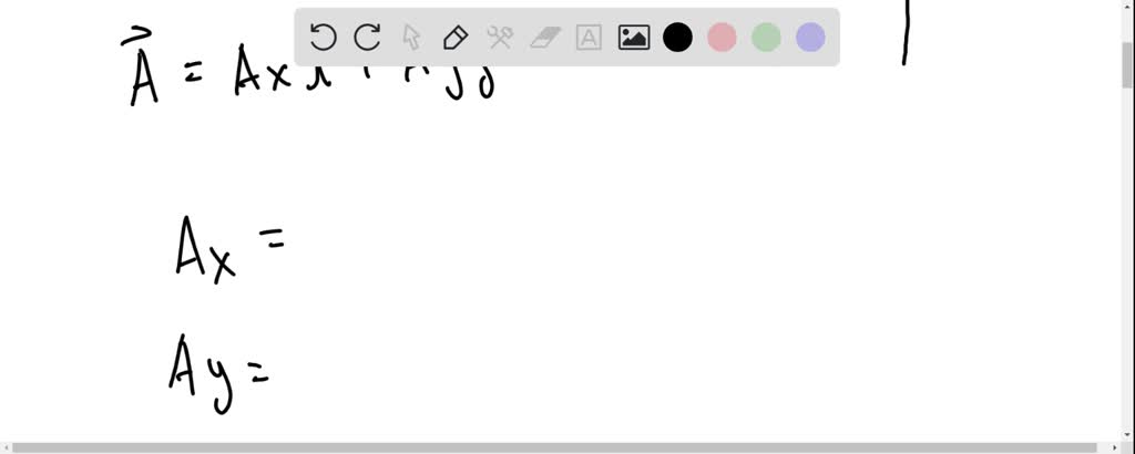SOLVED: A vector with magnitude 8 points in a direction 40 degrees ...