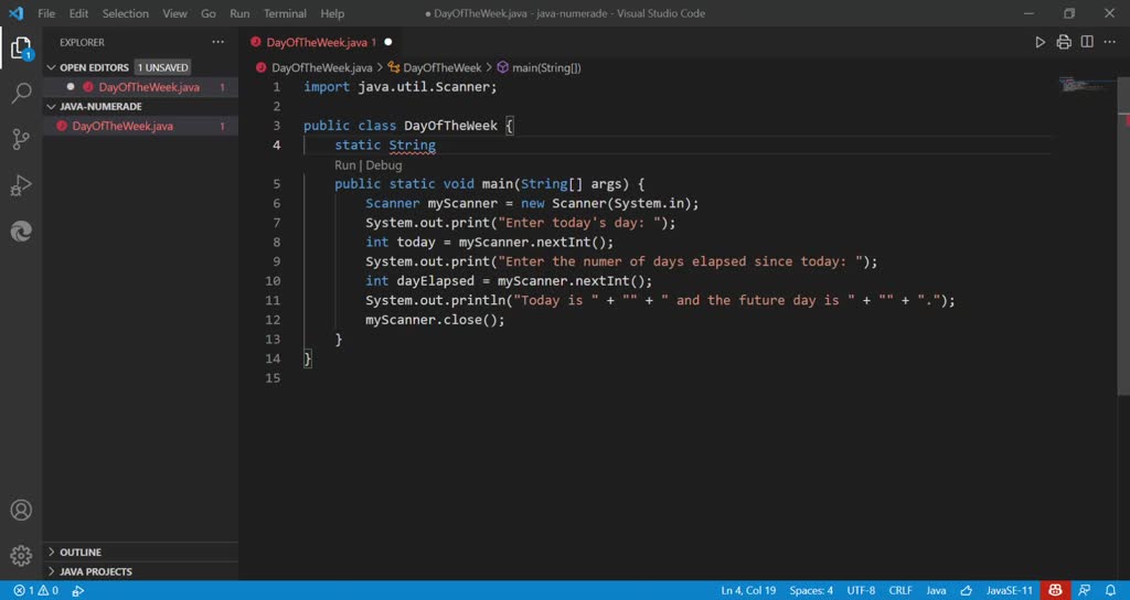 Write A C Program To Display The Days Of A Week Using Switch Case Statement 6719