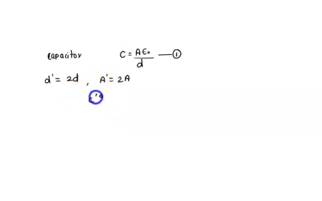 SOLVED: If both the plate area and the plate separation of a parallel ...