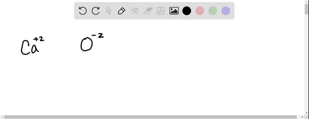 SOLVED: Calcium forms ions with a charge of 2+. Oxygen forms ions with ...