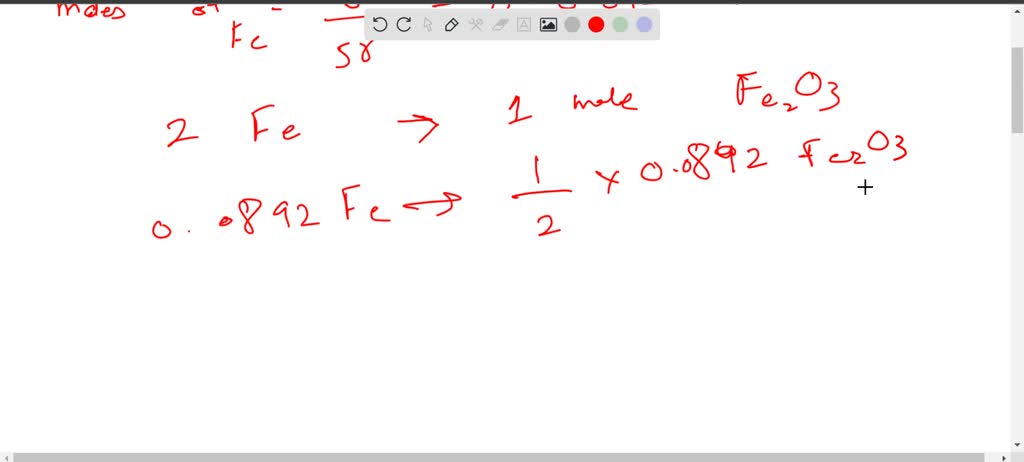 SOLVED: Using: ΔHf° of Fe2O3 to be –824.2 Write the heat of formation ...