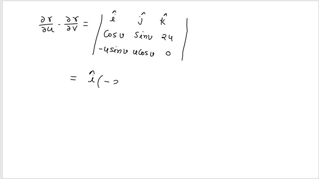 Solved 2 The Parametric Equation Of The Surface Of A Paraboloid Is