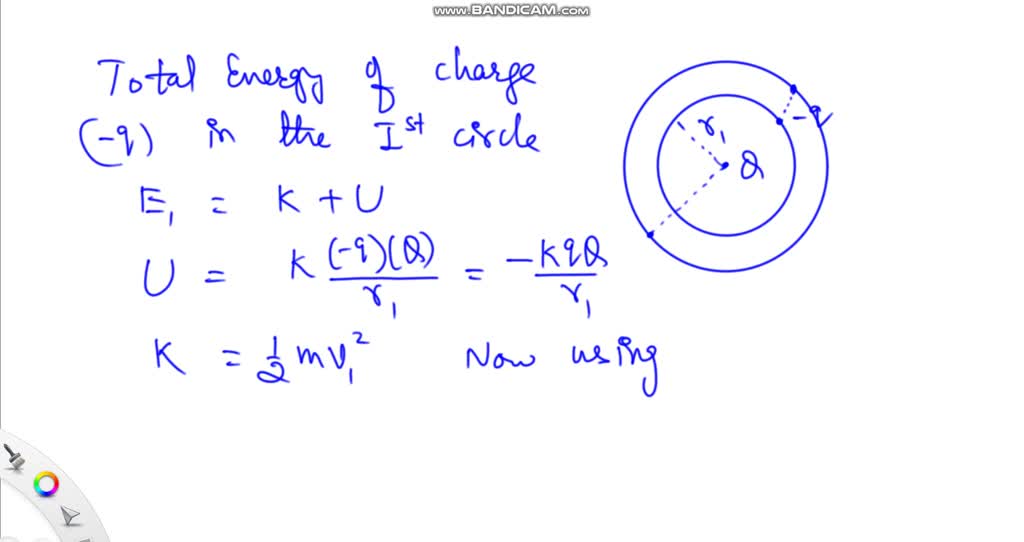 SOLVED: A particle of positive charge q is assumed to have a fixed position at P. A second ...