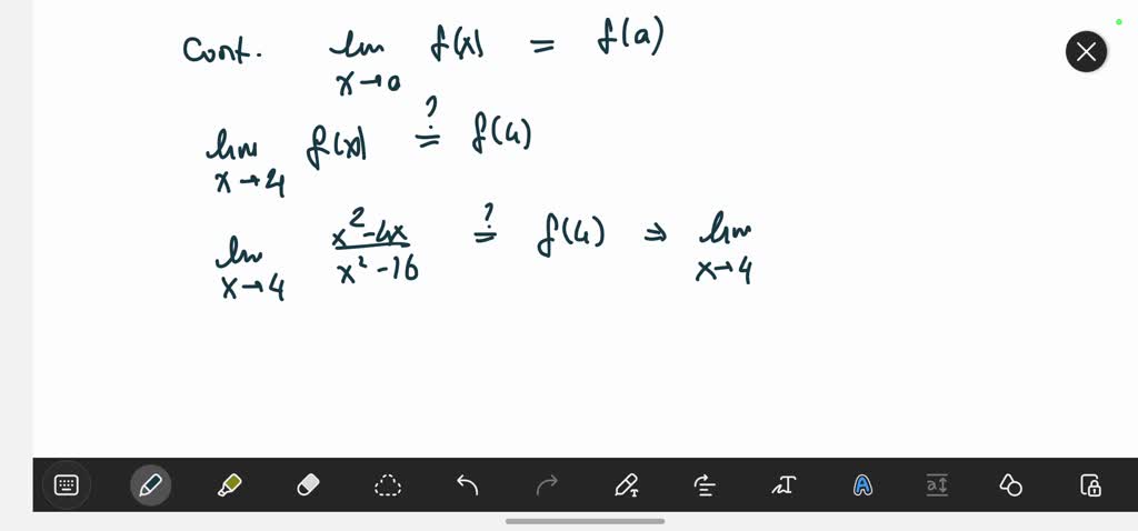 Solved Explain Why The Function Is Discontinuous At The Given Number A Select All That Apply