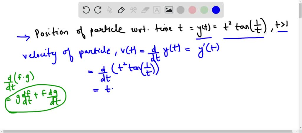 SOLVED: A particle moves along the y-axis so that its position at time ...