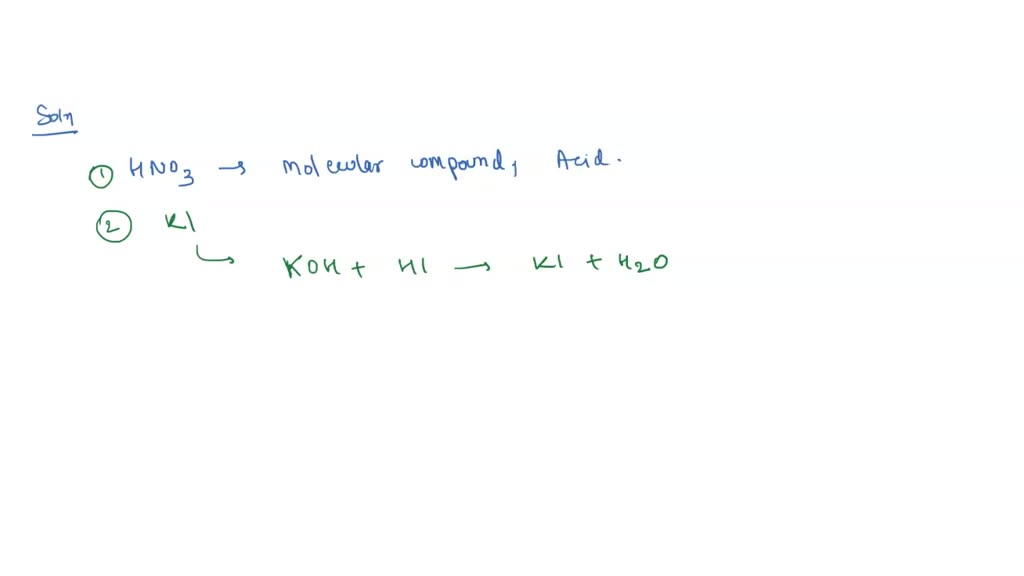 SOLVED: Classify each chemical compound listed in the table below: type ...