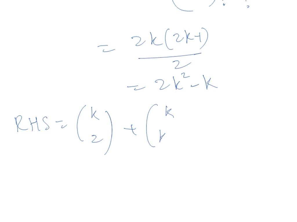 SOLVED: Recall that a combinatorial proof for an identity proceeds as ...