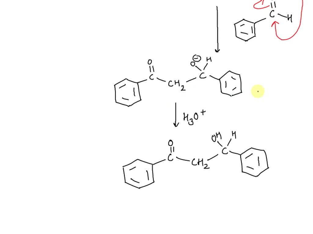 SOLVED: Draw a complete electronic mechanism of the aldol product ...