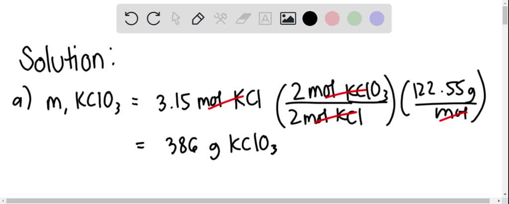 SOLVED: A common laboratory method for preparing oxygen gas involves decomposing potassium ...