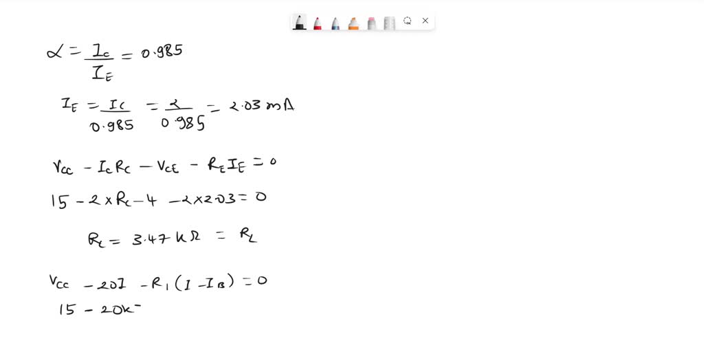 SOLVED: Assume active operation for both transistors Q1 and Q2 with identical parameters ...